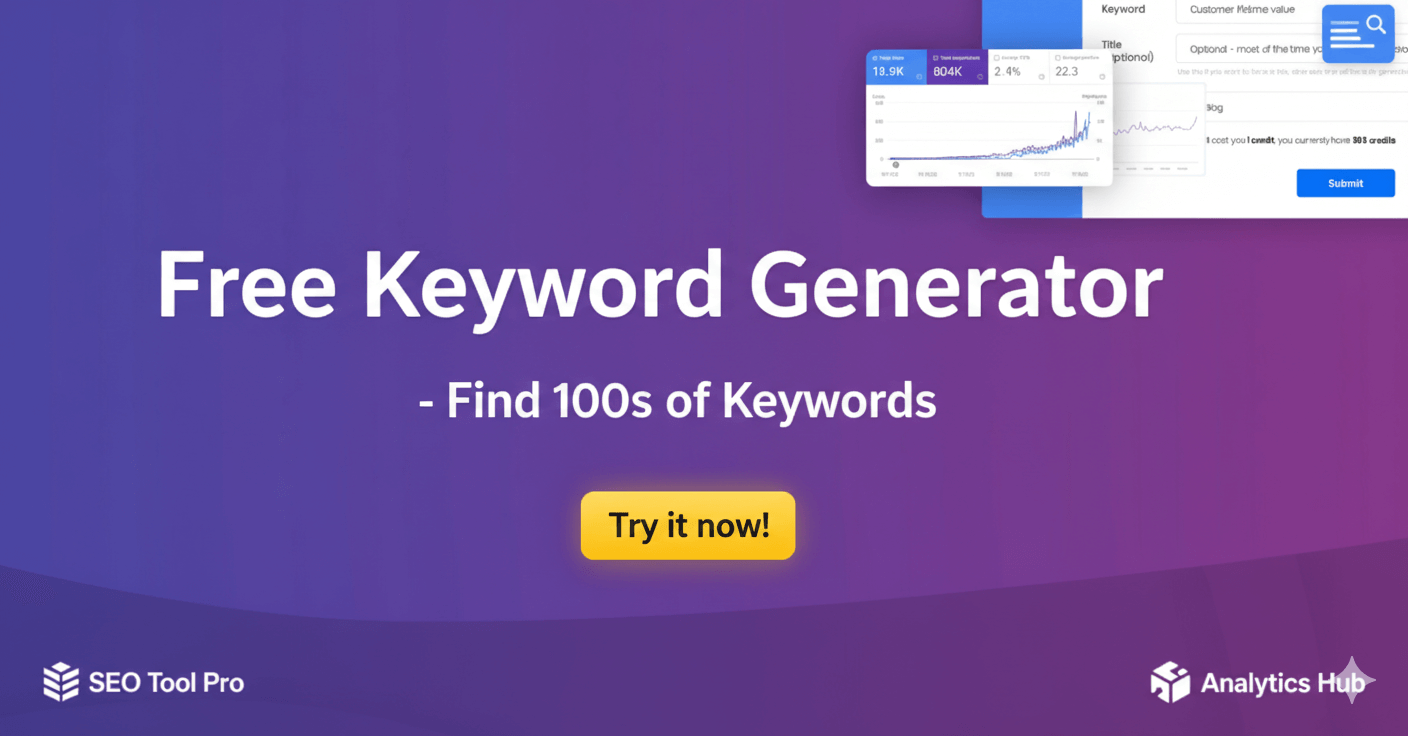 FREE Keyword Generator Tool | Free Keyword Research Tool